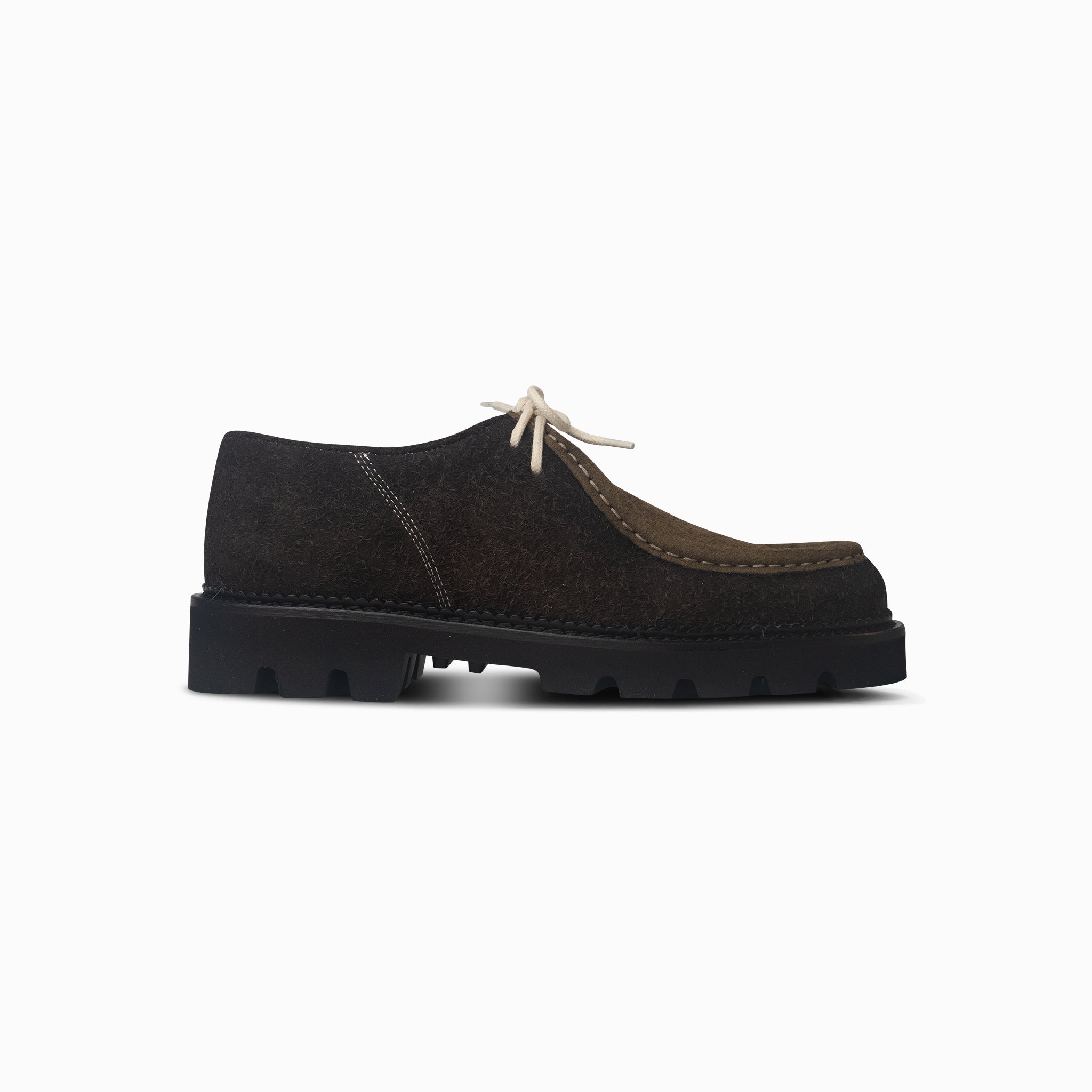 Collegium Women's Pillar Moc-toe Derby in Sequoia